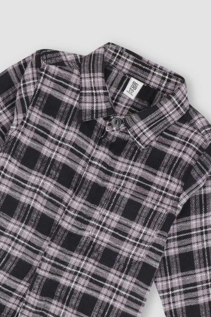 Baby Boy Flannel Shacket – MEME