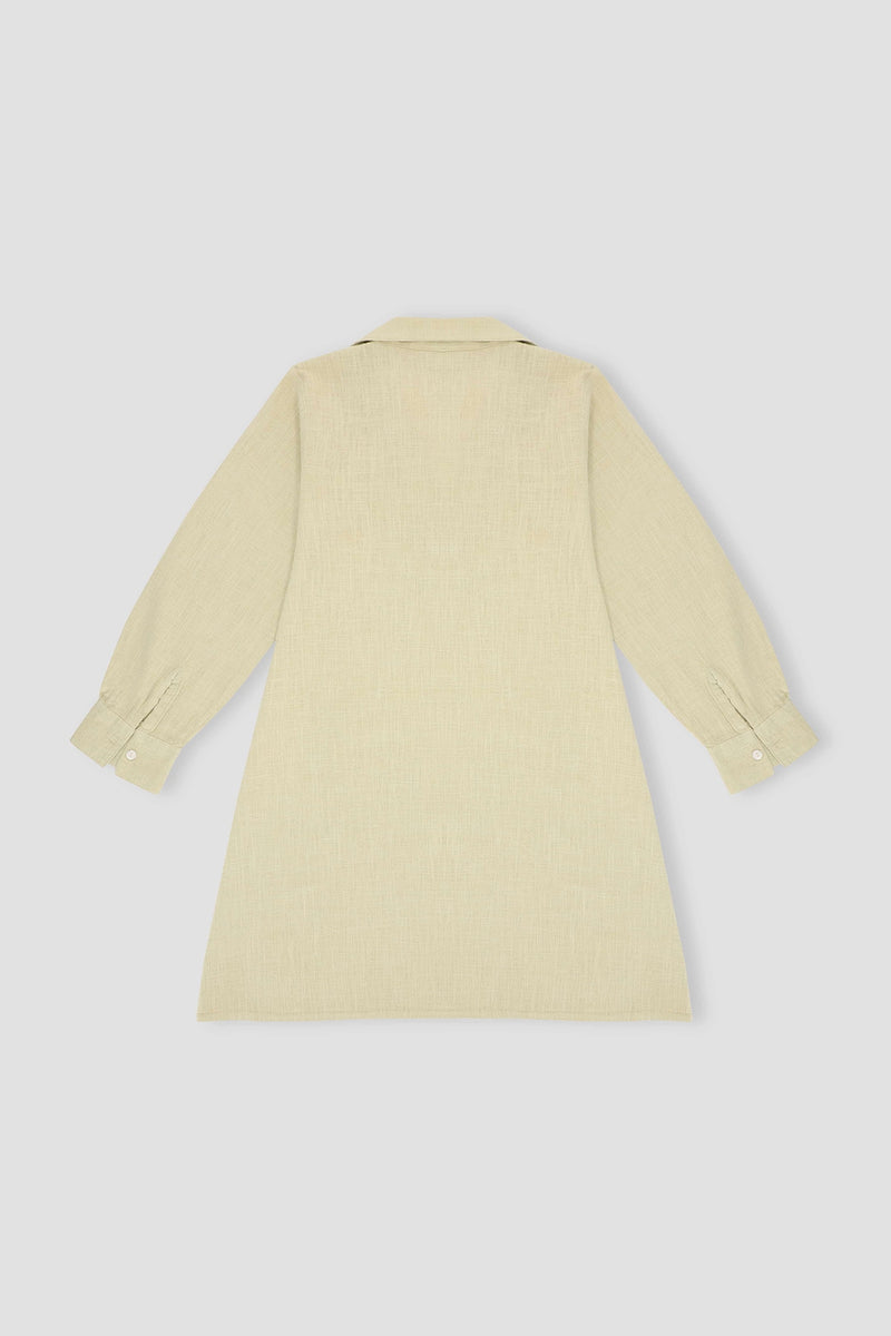 Women Solid Linen Tunic – MEME