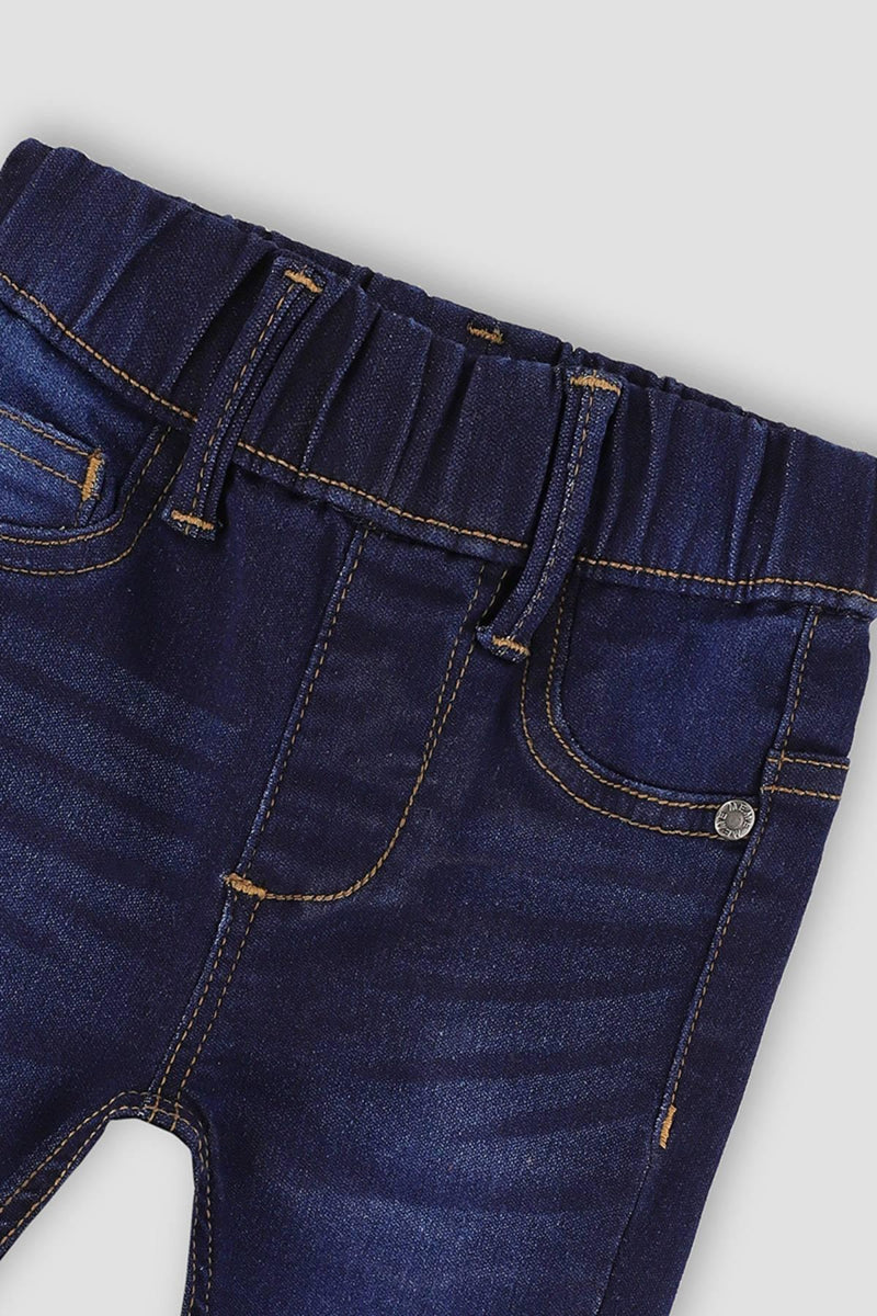 Dark Wash Denim Jeggings Dark Blue – MEME