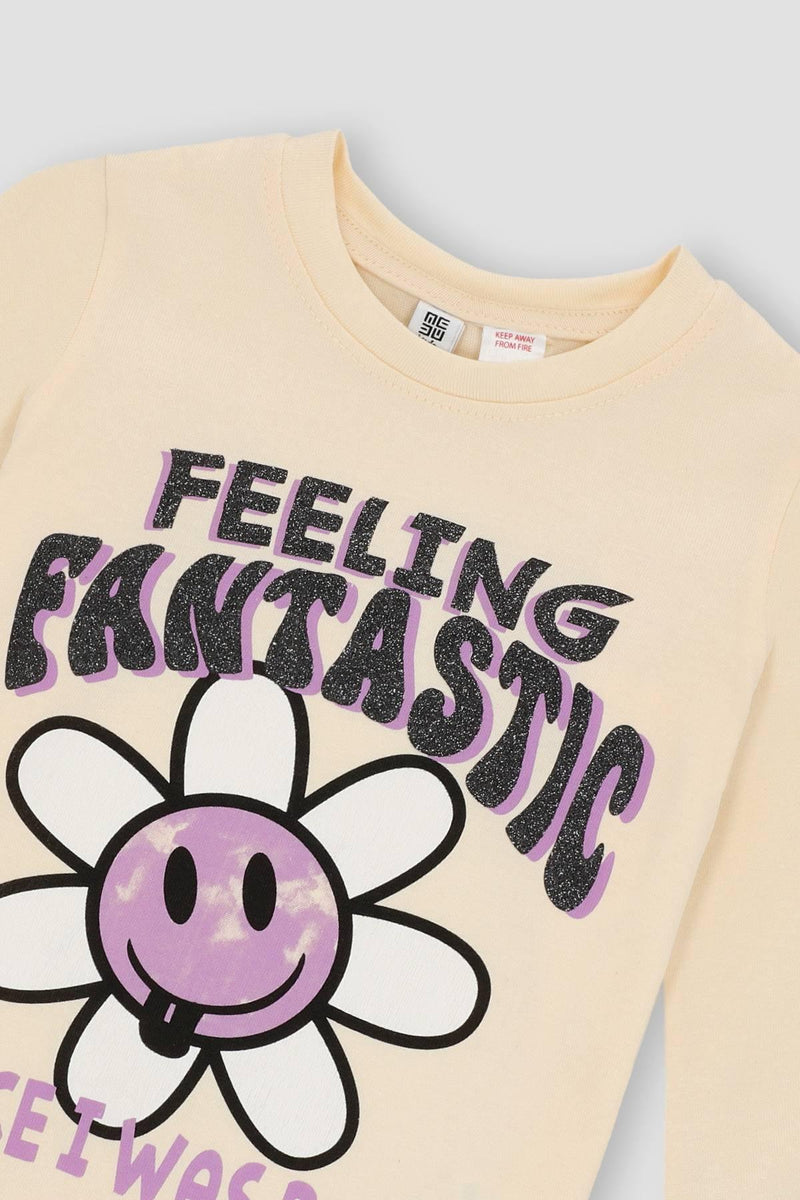 Graphic Flower Tee Orchid – MEME