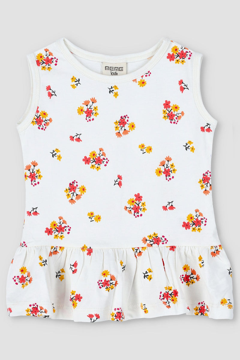Floral Tee Egret – MEME