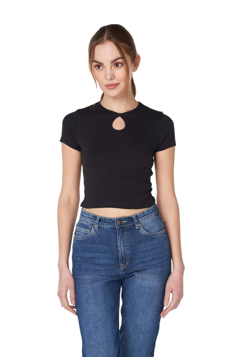 Solid Ribbed Crop Top – MEME