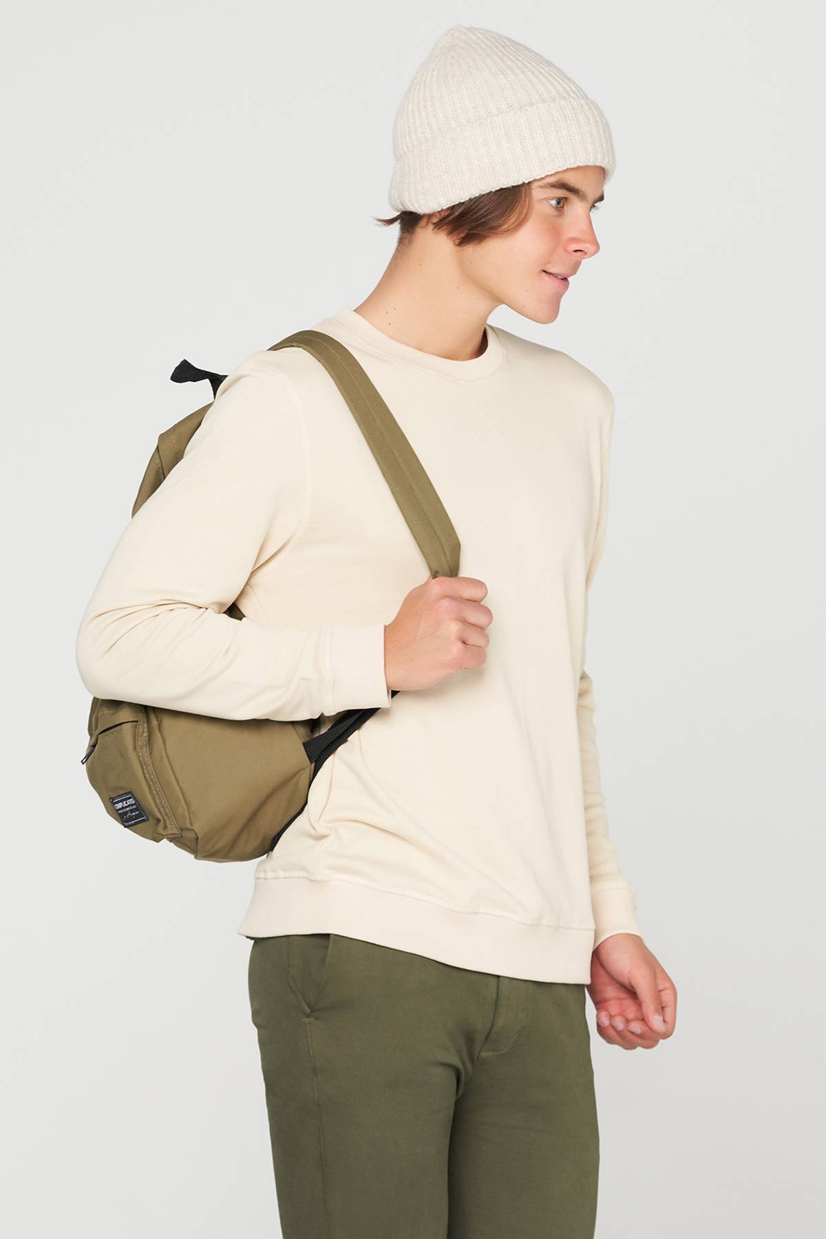 Solid Sweatshirt Beige – MEME