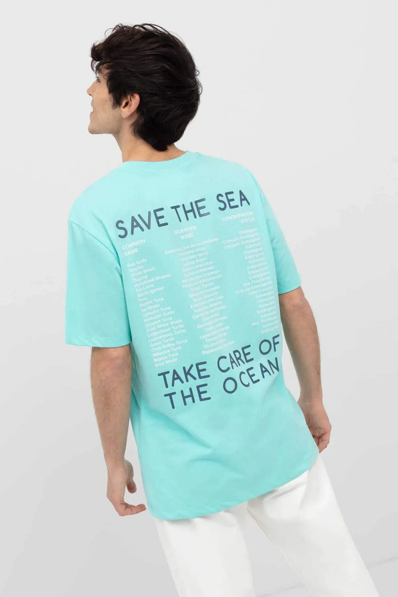 Baracudda T -Shirt TURQUOISE – MEME